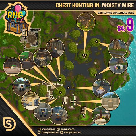 Season 4 Challenges Fortnite Cheat Sheet Fortnite 5 Season 3 Week