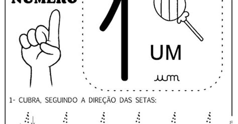 Atividade pronta Numeral 1 Nomes dos números Ensinar e Atividades