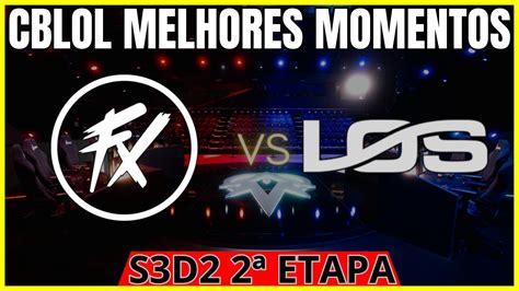 FX vs LOS HIGHLIGHTS do Jogo CBLOL 2023 2ª Etapa S3D2 Rodada 6 Fluxo