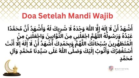 Tata Cara Mandi Wajib Atau Junub Doa Dan Langkah Yang Benar