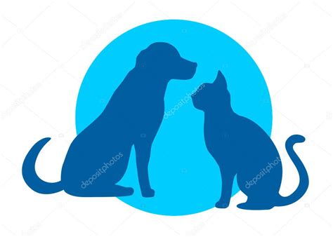 gráfica animal con perro y gato en calidad vectorial 2023