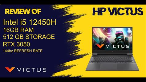 HP VICTUS REVIEW I5 12th GEN 12450H I NVIDIA RTX 3050 16 GB RAM