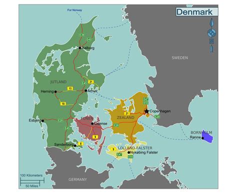 Mapas de Dinamarca Colección de mapas de Dinamarca Europa Mapas