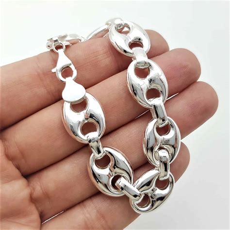 Pulsera Calabrotes Fabricada En Plata De Ley 925 Mls