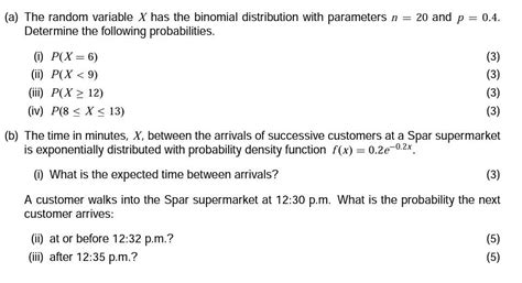 solved a the random variable x has the binomial