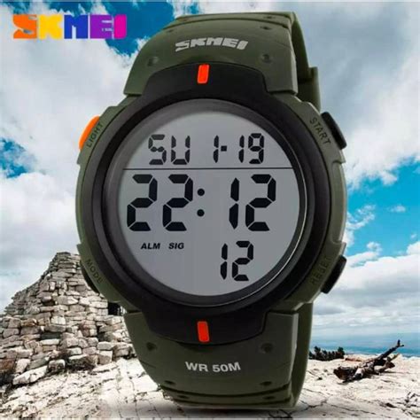 SKMEI 1068 Digital Watch For Men Waterproof Outdoor Sports Multi