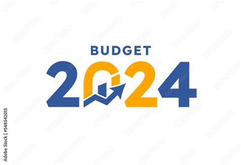 Stockvector Budget 2024 Logo Design 2024 Budget Banner Design