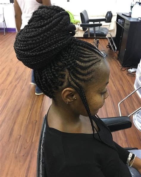 Tresses Coll Es Avec Rajouts Sur Cheveux Afro Cr Pus Naturels Afro