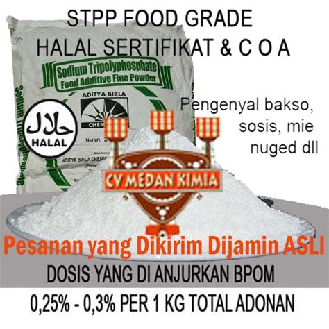 Jual STPP HALAL Sodium Tripolyphosphate STPP Thailand Food Grade