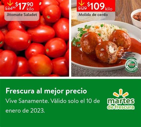 El Martes De Frescura De Tiendas Walmart Presentan Las Siguientes