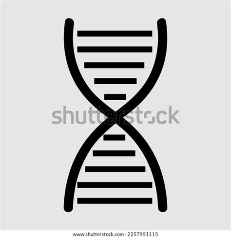 Dna Flat Vector Icon Hand Drawn Stock Vector Royalty Free 2257951115