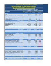 Balance Sheet Horizontal Analysis Rbi Burger King 1 Final Xlsx