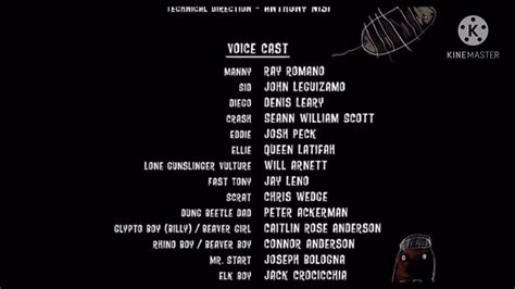Ice Age The Meltdown 2006 Credits Miki Movie Channel YouTube