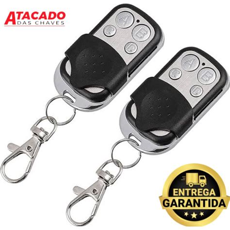 Kit 2 Controle Remoto Clone Portão Alarme Copiador Duplicador 433mhz