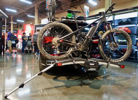 Thule Ebike Hitch Rack Shows Motorcycle Influences Singletracks