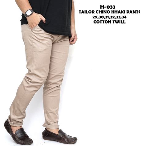 Jual Celana Chino Laki Warna Khaki Murah Shopee Indonesia