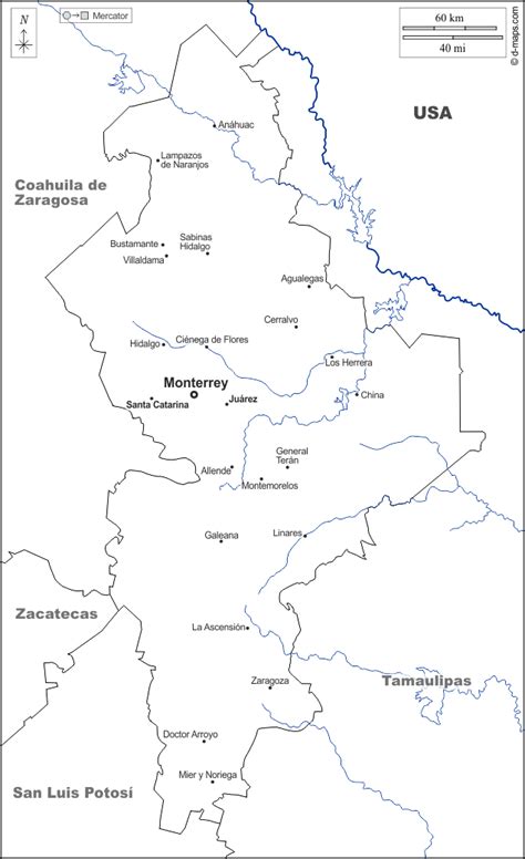 Nuevo Le N Mapa Gratuito Mapa Mudo Gratuito Mapa En Blanco Gratuito