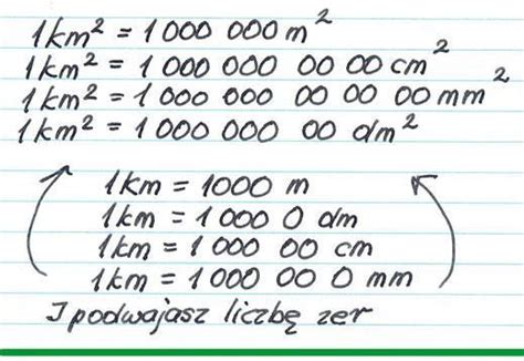 Zamień 1 km kwadratowy Na mm2 cm2 dm2 i m2 Proszę szybko Dam