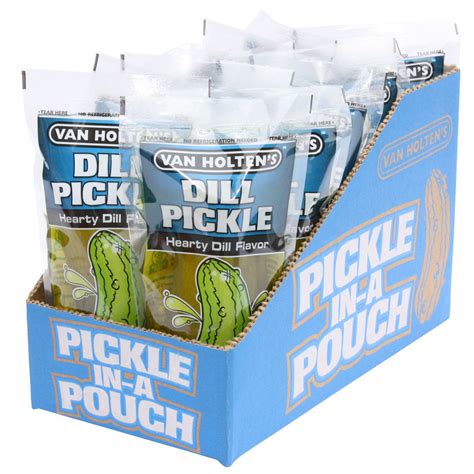 VAN HOLTEN S VAN HOLTEN JUMBO DILL PICKLE INDIVIDUALLY PACKED IN A