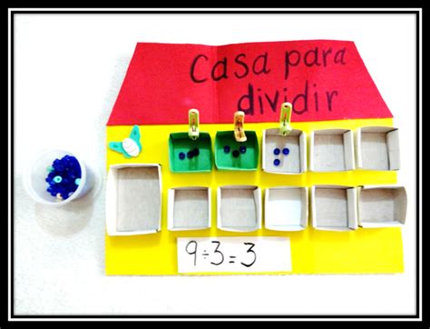 Herramienta Didáctica La Casa de Dividir Didactic Tool The House to