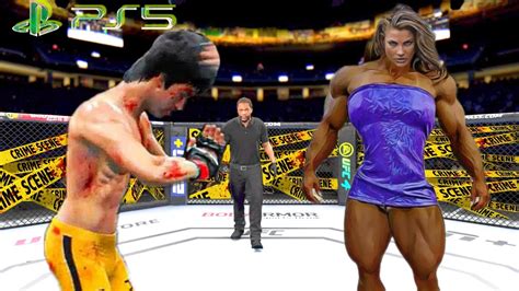 Ufc Bruce Lee Vs Muscle Woman Ea Sports Ufc Youtube
