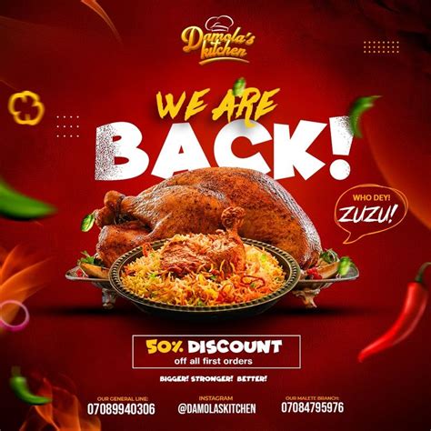 Food Poster Food Marketing Design Restaurant Menu Design Food Design