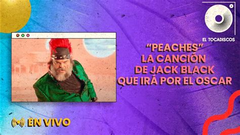 Peaches la canción de Jack Black que ganará el Oscar por Mario Bros