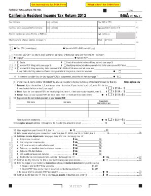 California State Income Tax Form 2023 Printable Forms Free Online