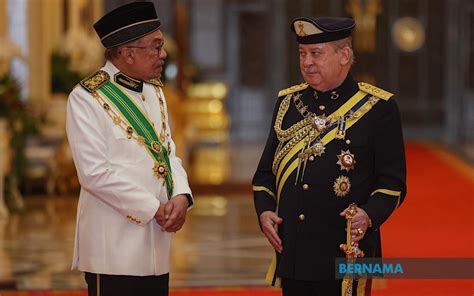 PM Merafak Sembah Tahniah Sultan Ibrahim Sebagai Agong Ke 17