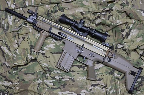 HD Wallpaper Automatic AR 15 Assault Rifle Black And Brown Assault