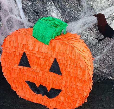 Piñata de Halloween Piñata de calabaza Decoraciones de Etsy España