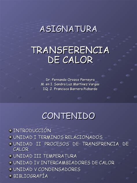 Pdf Diapositivas Transferencia De Calor Unidad I Dokumen Tips