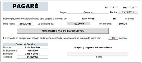 Qué es un Pagaré tipos características y ejemplo