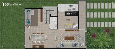 Harmony Residence Duplex 3 Quartos suíte no Bairro Sim