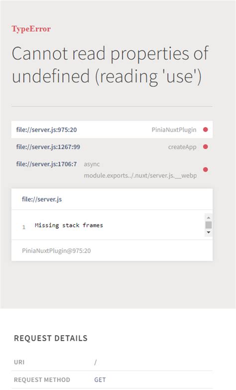 Nuxt 2 With Pinia And Nuxt Pinia Not Working Issue 2150 Vuejs