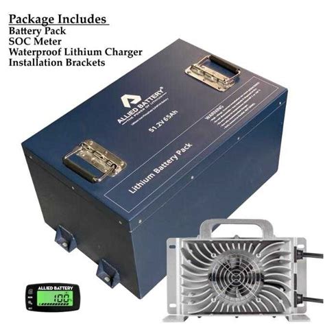 Batterie Pour Voiturette De Golf à Banque Unique Allied Lithium 36 V
