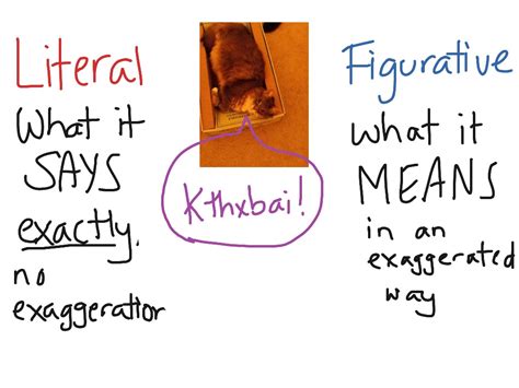 English 10 Literal Vs Figurative Language Writing English Showme 6637