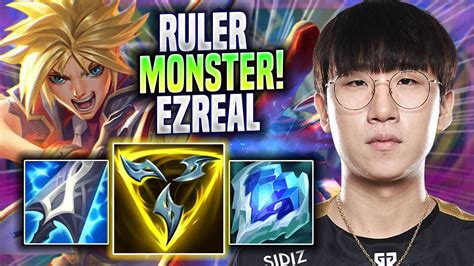RULER IS A MONSTER WITH EZREAL GEN Ruler Plays Ezreal ADC Vs Kai Sa