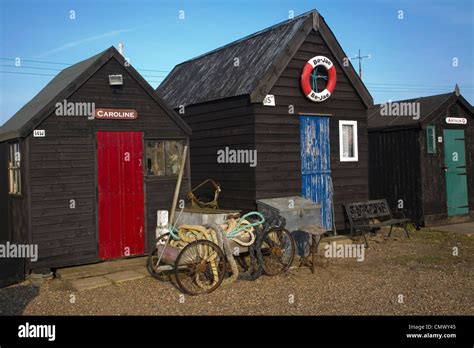 Fisherman S Sheds At Southwold Quay Suffolk England Stock Photo Alamy