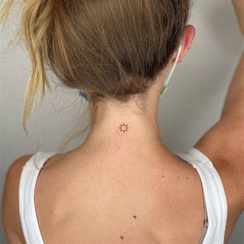 Sun Tattoos Neck