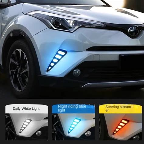 รถกระพรบสำหรบ Toyota CHR C HR 2016 2017 2018 2019ไฟ LED ทำงานกลางวน