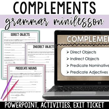 5Th Grade Subject Complement Worksheet Grammar Subject Complements