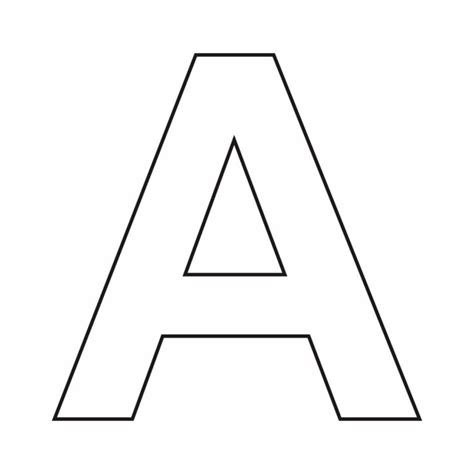 10 Best Free Printable Alphabet Stencil Letters Template Printablee