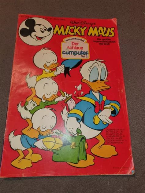 MICKY MAUS COMIC Walt Disney Nr 21 Jahrgang 1980 EUR 1 00 PicClick DE