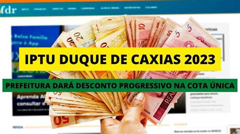 IPTU Duque de Caxias 2023 Consultar Valor Calendário e 2ª Via de