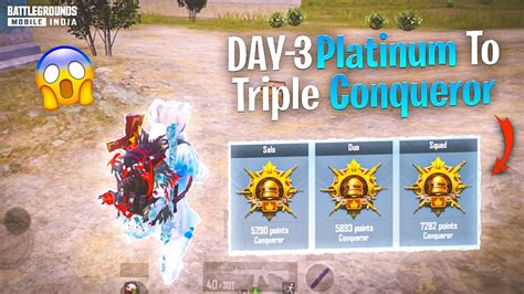 Day Platinum To Conqueror In Bgmi Iphonexr Pro
