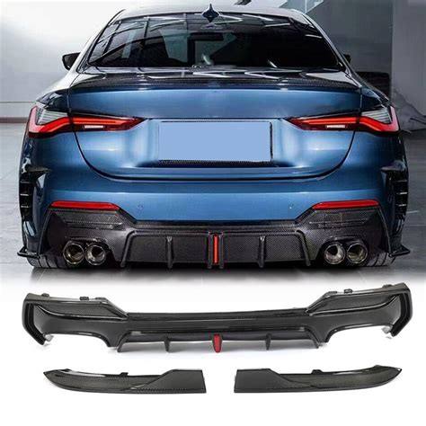 Carbon Fiber Rear Diffuser For BMW 4 Series G22 Coupe 2021 2022 G23