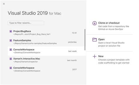 Visual Studio 2019 Visual Studio Preview Visual Studio