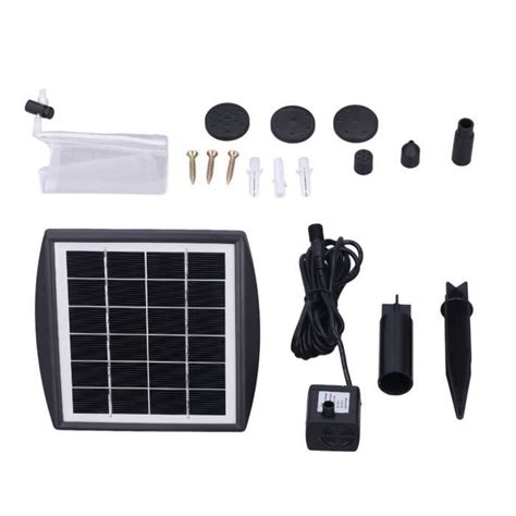 EJ Life Pompe De Piscine Solaire Pompe Submersible Sans Brosse D