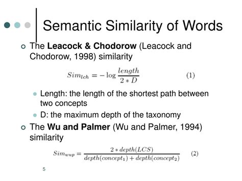 ppt measuring the semantic similarity of texts powerpoint presentation id 5888526